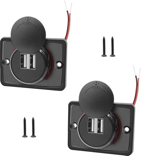 GemCoo QC 3 0 USB Auto Steckdose KFZ Ladegerät mit Zwei Quick Charge 3