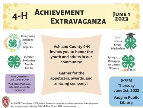 Achievement Extravaganza Extension Ashland County