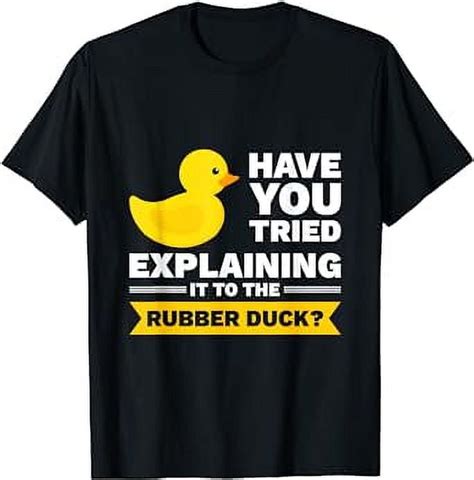Programmer Rubber Duck Debugging T Shirt Walmart