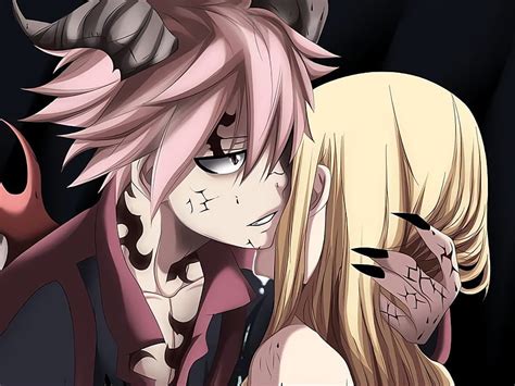 Natsu Dragneel Lucy Heartfilia Fairy Tail Hug Anime Anime Natsu X