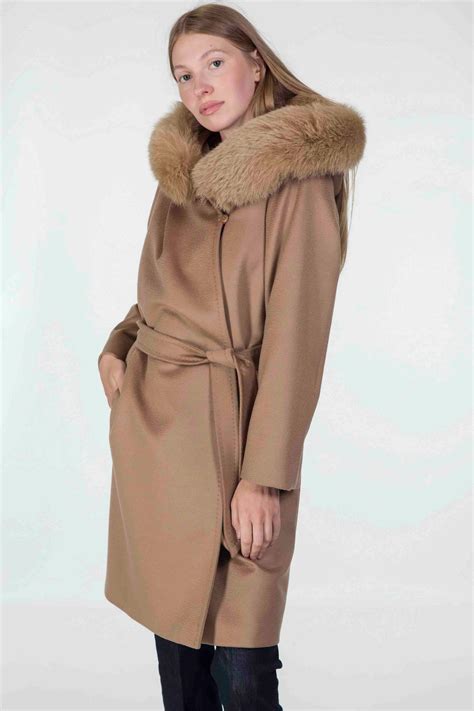 Max Mara Studio Cappotto In Pura Lana Mango Variante Colore