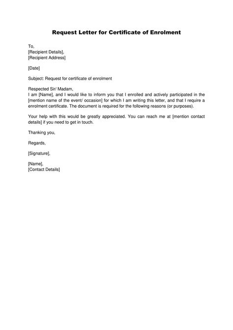 How To Request A Certificate Of Enrolment Ample Fusion