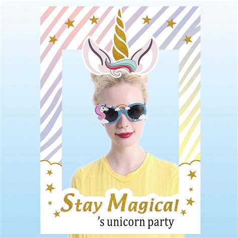 Buy Party Avenue Unicorn Photo Props Frame Magical Unicorn Photo