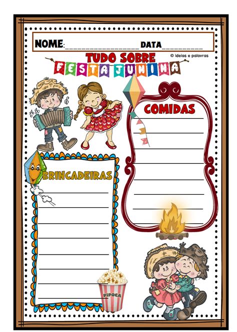 100 Atividades Para Festa Junina Prontas Para Imprimir Atividades All