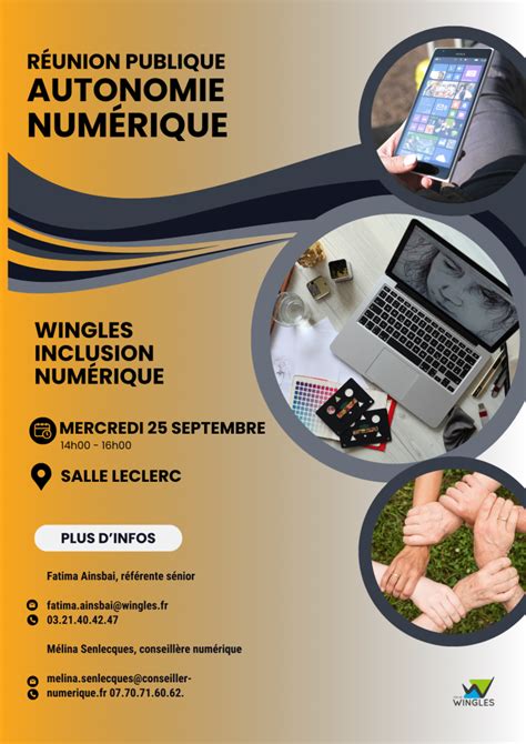 Réunion publique Autonomie numérique Ville de Wingles