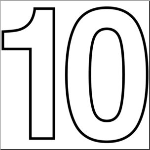 Number Ten Clip Art Clipart Library Clip Art Library