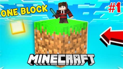 One Block Survival Series Ep Minecraft New Series Youtube
