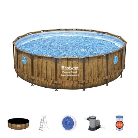 Bazen Bestway Power Steel Swim Vista Series 488x122 Cm