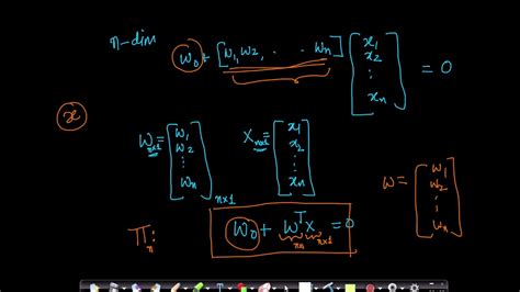 linear algebra equation of a line 2 d plane 3 d hyperplane n d applied ai course