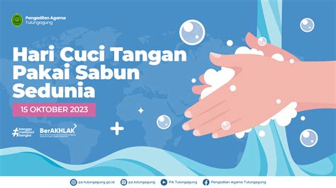 Hari Cuci Tangan Pakai Sabun Sedunia I Oktober