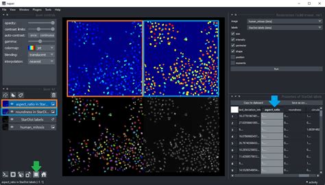 explorative image data science with napari focalplane