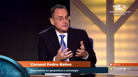 El aplaudido discurso de Pedro Baños sobre Ceuta y Melilla