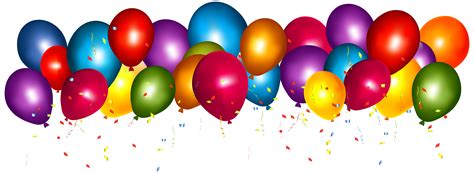 Birthday Balloons Border Png