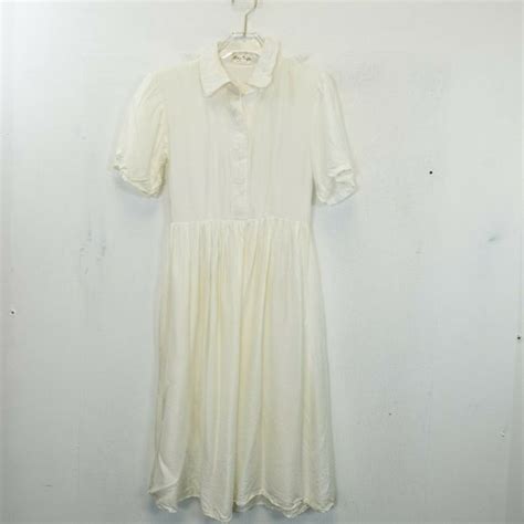 Mary Crafts Dresses Mary Crafts White Poplin Midi Dress Xxs Fit