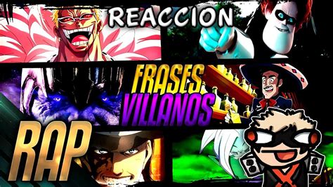 TumbaBurras Reacciona a RAP FRASES de VILLANOS que TENÍAN TODA la