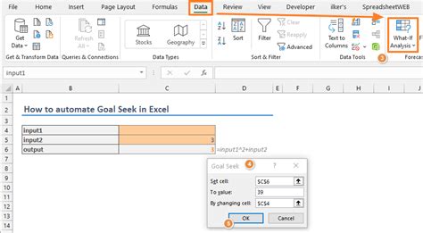 How To Automate Goal Seek In Excel