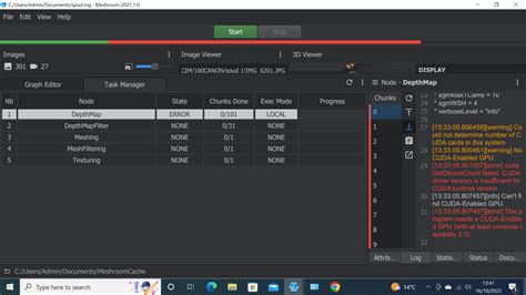 depthmap error · issue 1796 · alicevision meshroom · github