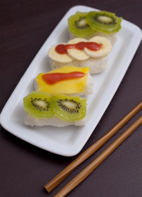 S Es Sushi Aus Milchreis Und Obst Einfacher Nachtisch S Sses Sushi