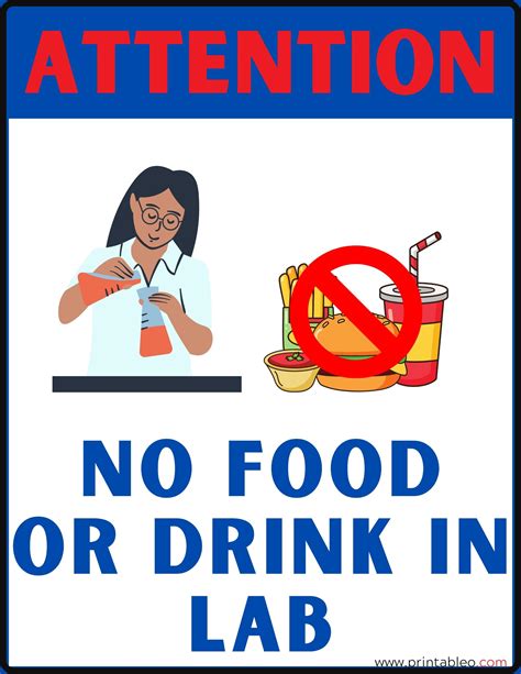 No Food Or Drink Sign Printable Pdfs Printableo