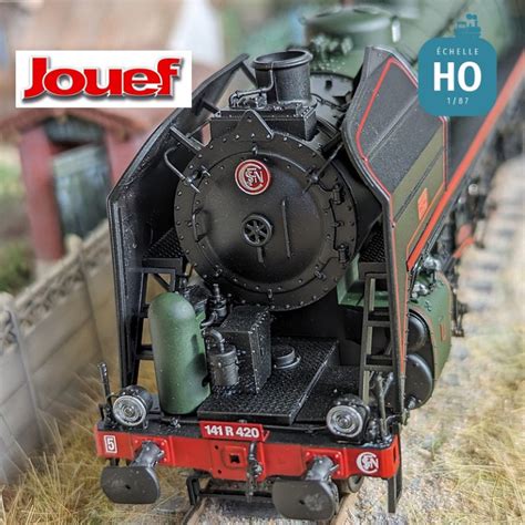 Loco Vapeur 141 R420 Avec Tender SNCF Ep V Analogique HO Jouef HJ2432