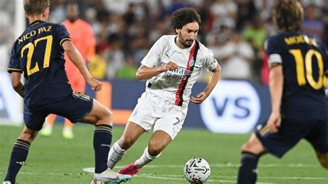 AC Milan Benamkan Cagliari Debut Apik Yacine Adli Dapat Puja Puji