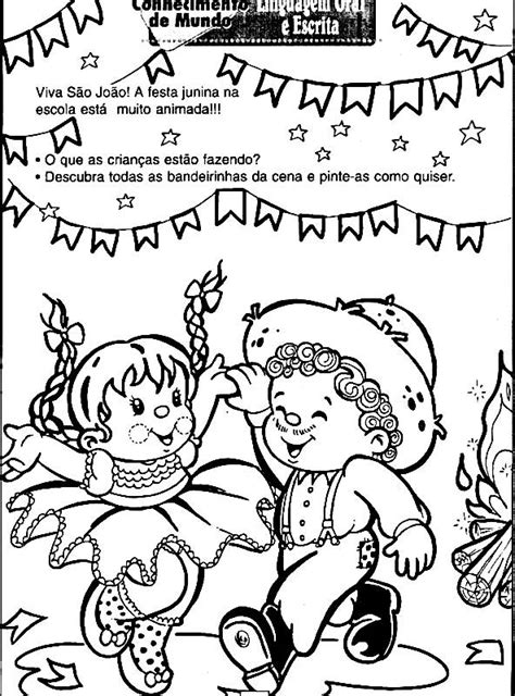 200 ATIVIDADES E DESENHOS DE FESTA JUNINA PARA COLORIR E IMPRIMIR