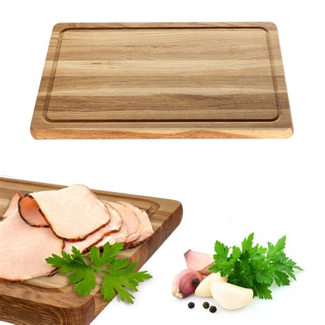 Deska Do Krojenia 40x20cm Serwowania Drewniana Dąb KADAX Sklep