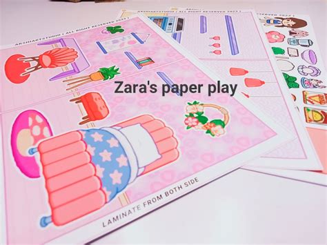 Printable Toca Boca House Toca Boca Paper Craft Paper Doll House