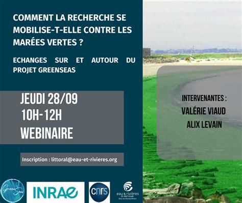 Webinaire la recherche et les algues vertes Eau et Rivières de Bretagne