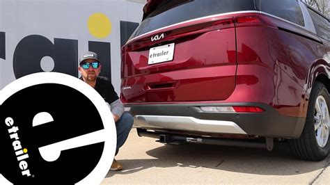 Etrailer Class Iii Trailer Hitch Installation Kia Carnival Youtube