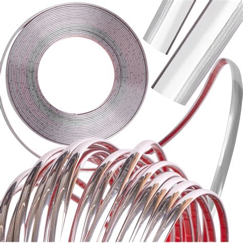 LISTWA OZDOBNA CHROM TAŚMA CHROMOWANA 8mm NA METRY 8mm za 15 zł z