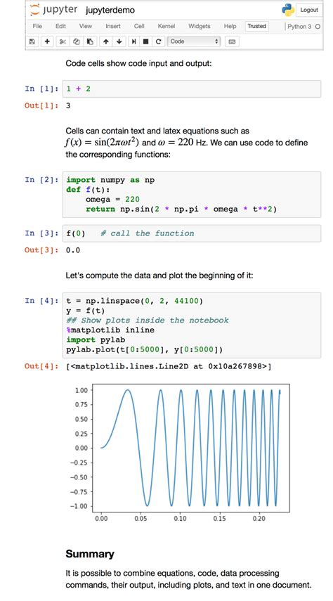 an example of a jupyter notebook demonstrating features of value for download scientific
