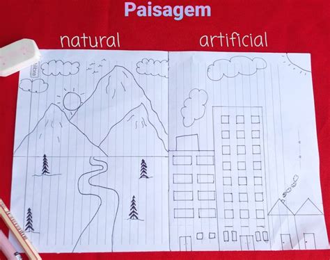 Desenho Paisagem Natural E Artificial Paisagem Natural E Cultural