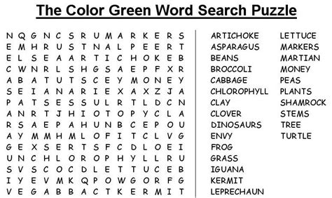 Large Printable Word Search Puzzles