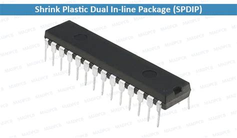 SPDIP Shrink Plastic Dual In Line Package MADPCB