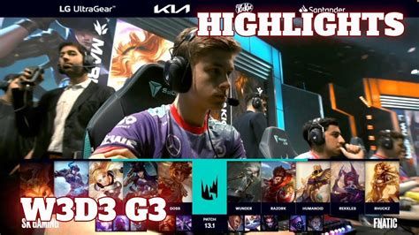 Sk Vs Fnc Highlights Week Day Lec Winter Sk Gaming Vs