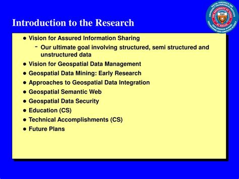 Ppt Geospatial Information Management Research At The University Of