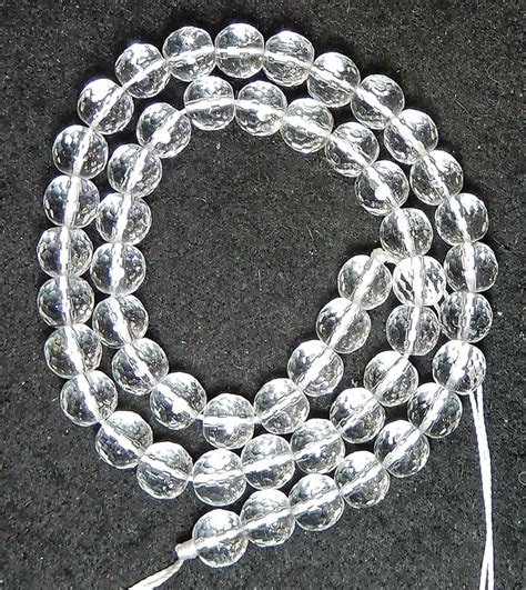 1 Strang natürliche 1A Bergkristall Perlen 8 mm facettiert Kaufen auf
