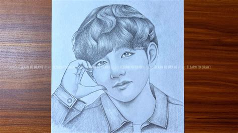 How To Draw V BTS Kim Taehyung Drawing Tutorials For Beginners Step