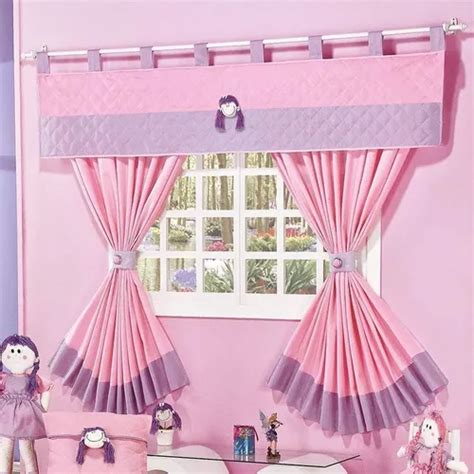 Cortina Infantil Menina Chiquitita Rosa Parcelamento Sem Juros