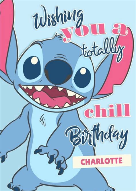 Disney Lilo And Stich Birthday Card Moonpig