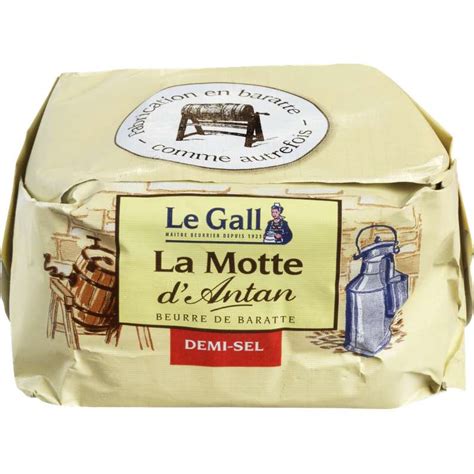 Beurre De Baratte Demi Sel La Motte D Antan Le Gall 250 G La Belle