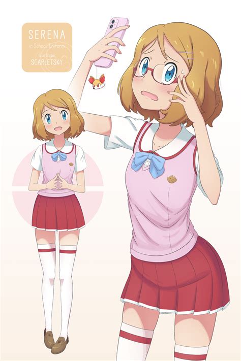 Serena And Fennekin Pokemon And 2 More Drawn By Scarletsky Danbooru