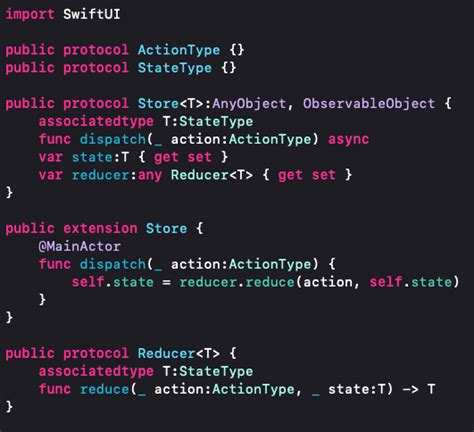 swift redux protocols iksnae