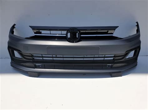 VW Polo 8 AW Front Bumper R Line W Lower Grilles 18 Spares Direct