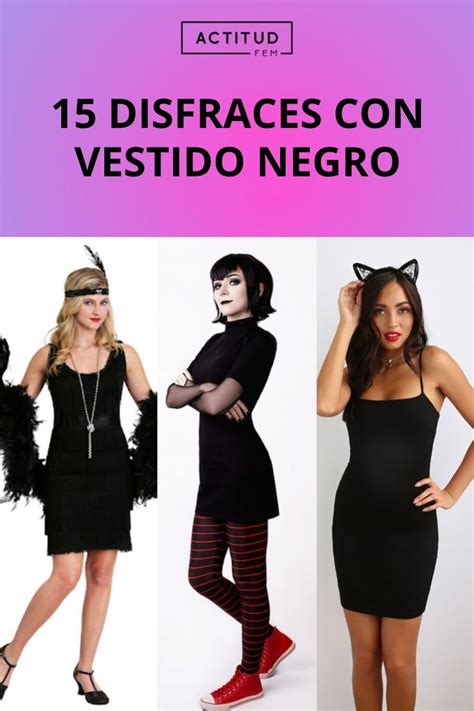 15 Disfraces Con Vestido Negro Perfectos Para Halloween Disfraces