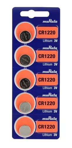 Batería Pilas Moneda Reloj Pastilla Murata Cr1220 Tira 10pz Envío gratis
