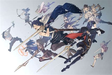Main Characters Characters Art Fire Emblem Awakening Fire