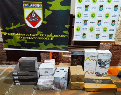 BPFron e Exército Brasileiro apreendem carga de vinho PP News FB