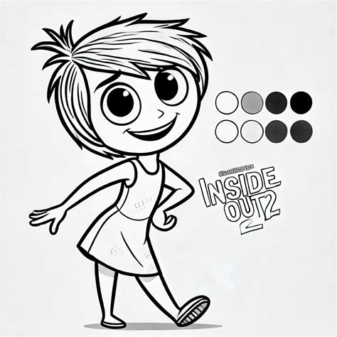 Desenhos Para Colorir Do Divertida Mente 2